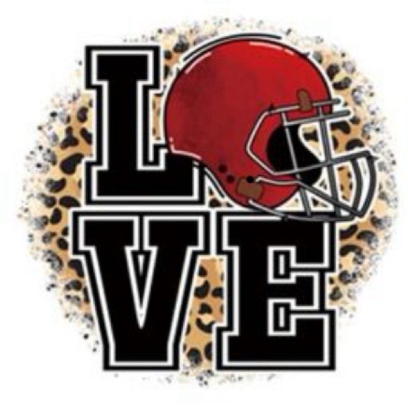 SHEIN | Accessories | Football Iron On Heat Transfer Decal Large Nwt ...
